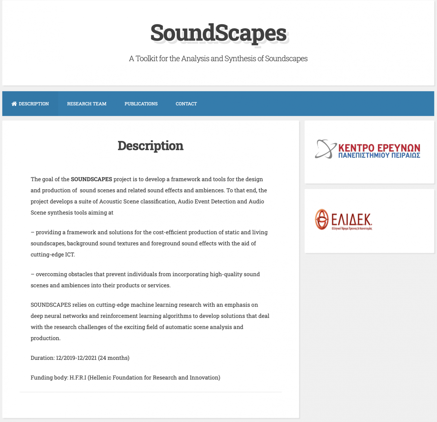 SoundScapes – A Toolkit for the Analysis and Synthesis of Soundscapes ...